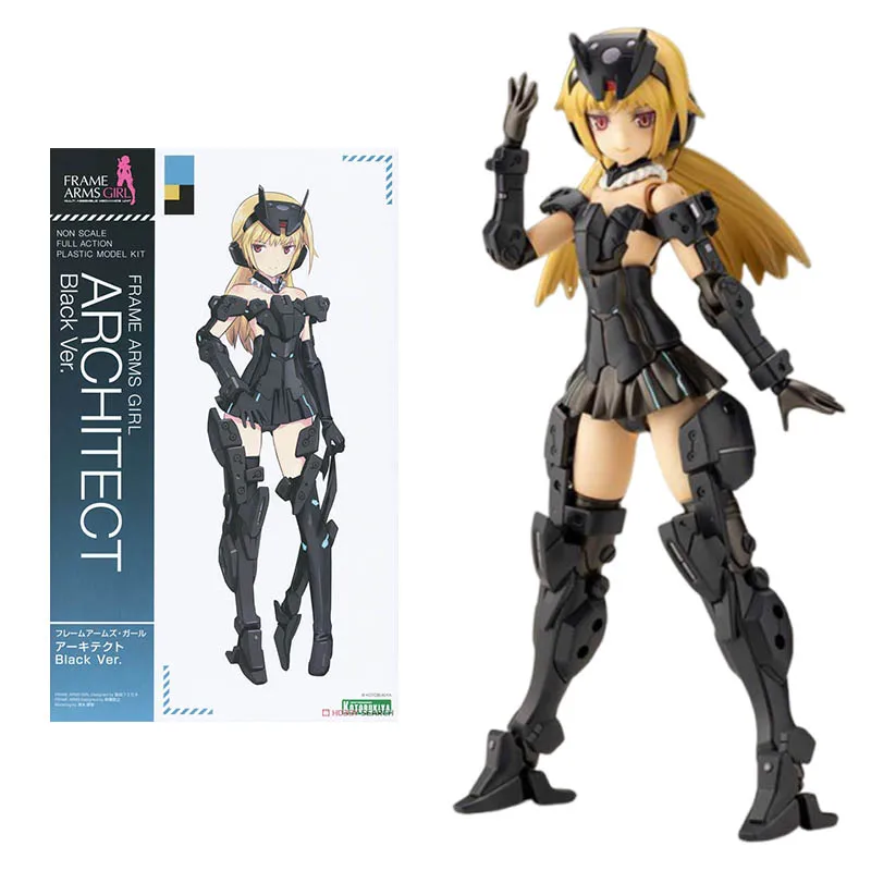 Kotobukiya Frame Arms Girl Model Kit Архитектор Черная аниме-фигурка ...