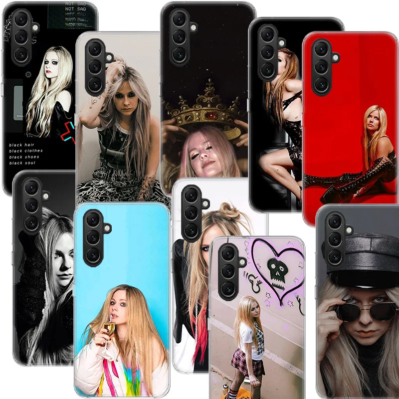 Singer Avril Lavigne Phone Case Samsung A05S A15 A25 A35 A55 A04S A14 ...