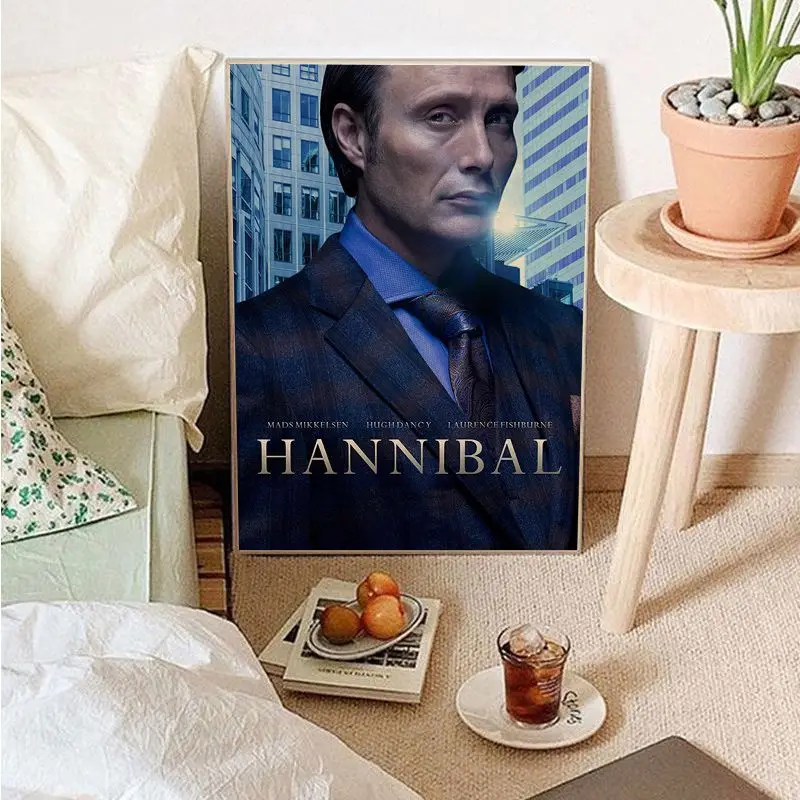 Hot TV series movie Hannibal Anime Posters Kraft Paper Sticker Home Bar ...