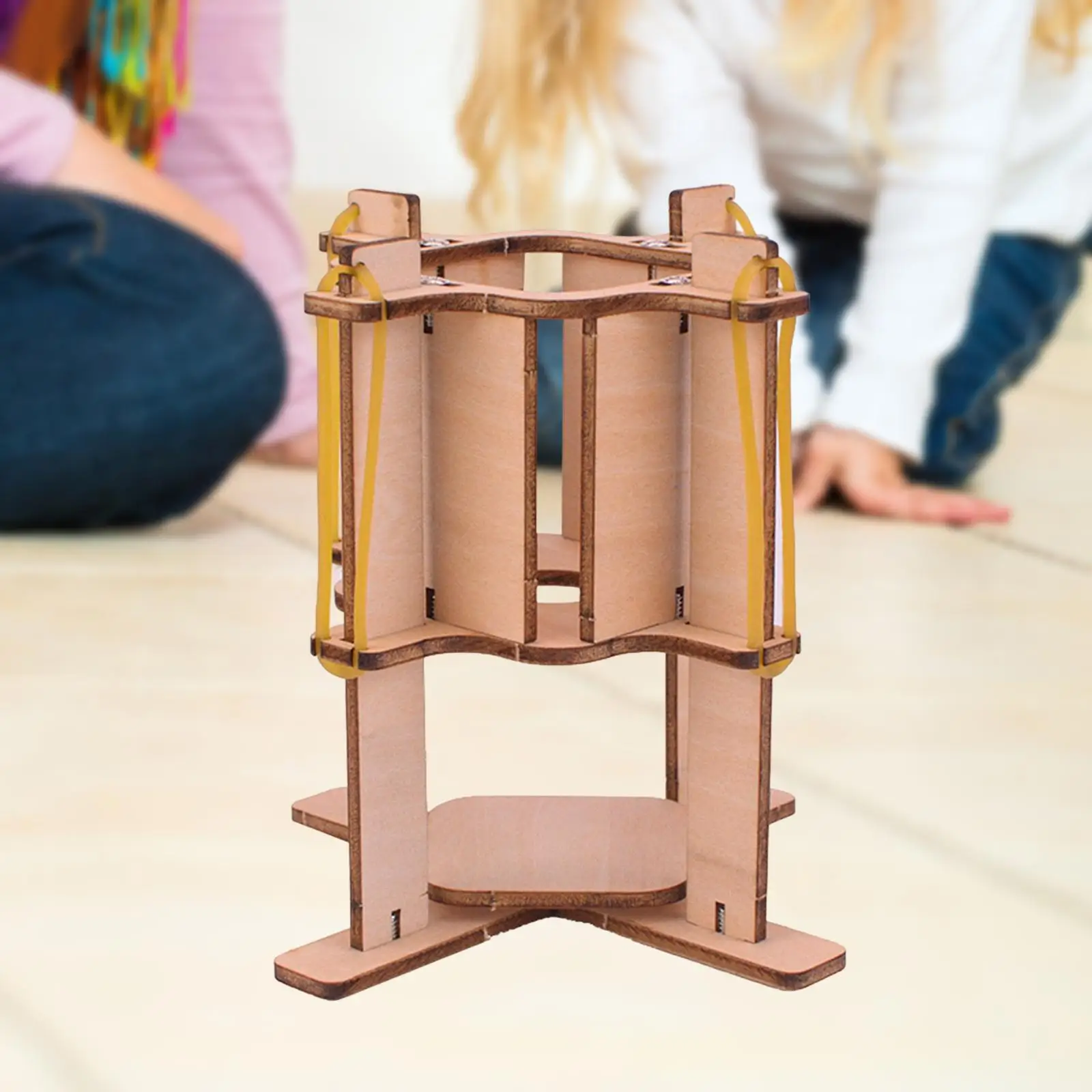 Early Learning DIY Shock Absorber Model Educational Toys Wooden Science ...