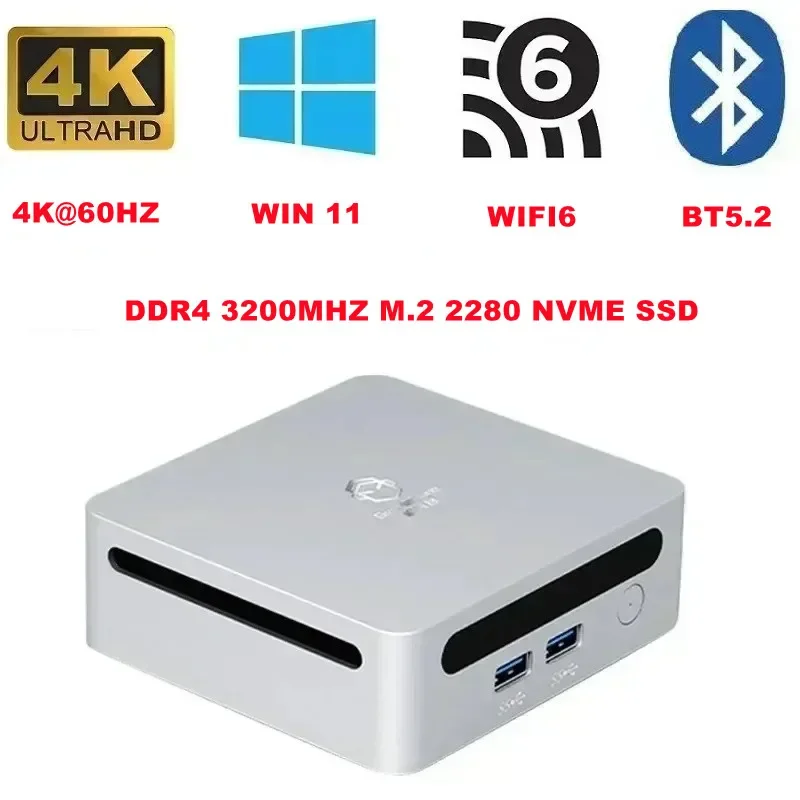SZBOX MINI PC R5 5600H /R7 5800H /R7 4800H /R7 4700U Мини-ПК WINS 11 ...