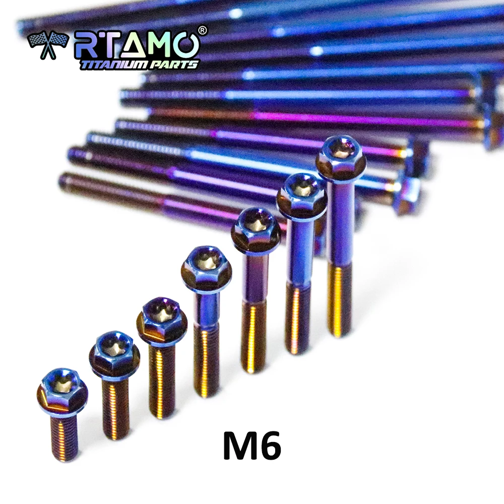 RTAMO болт из титанового сплава M6x10-120 Torx | AliExpress
