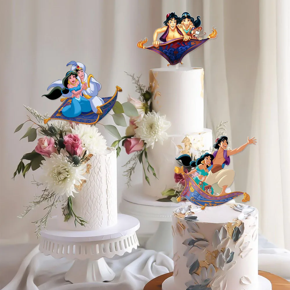 Aladdin And Jasmine Wedding Cake Topper
