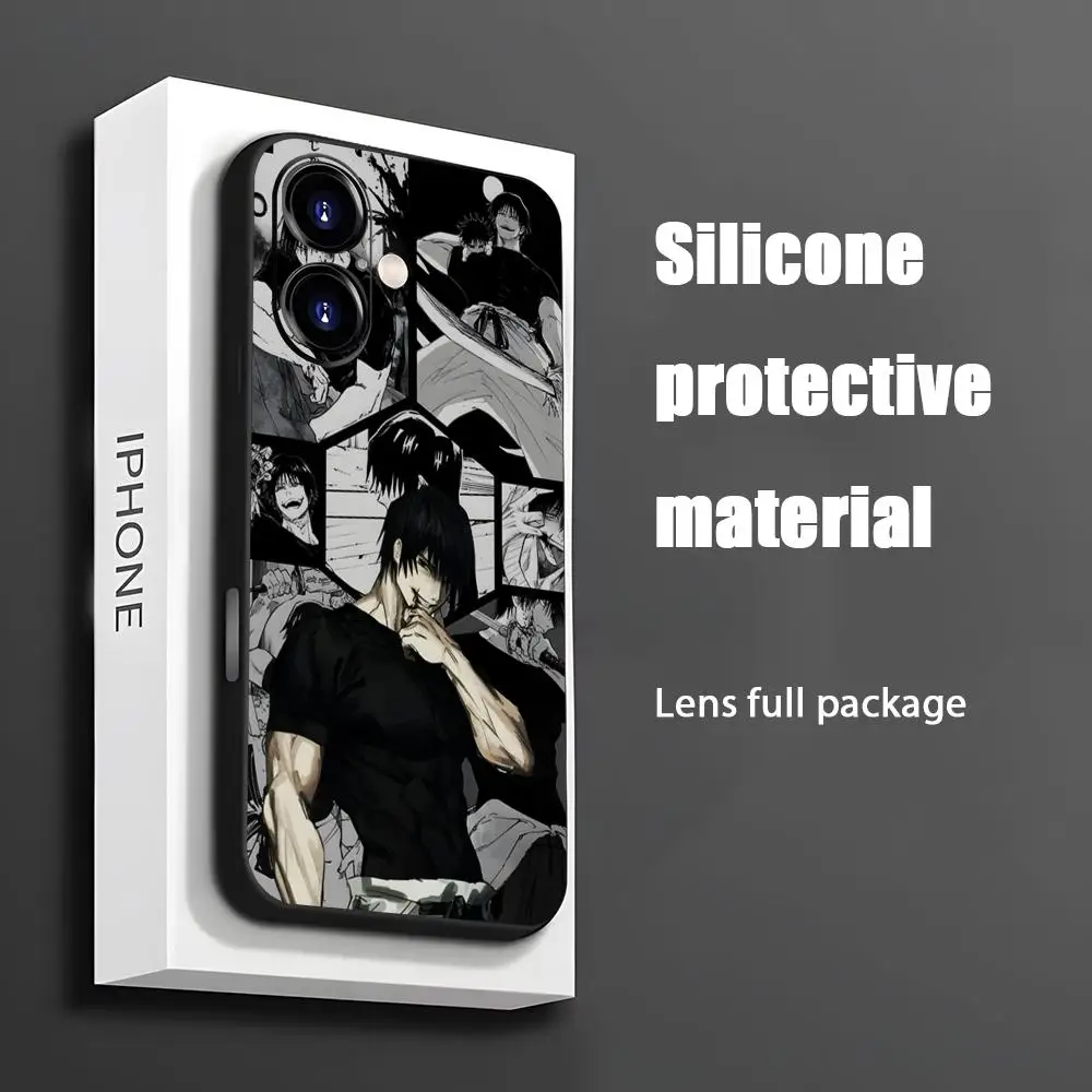 Cool Tyrant F-ushiguro T-toji Phone Case For iPhone 16 15 14 13 12 11 X ...