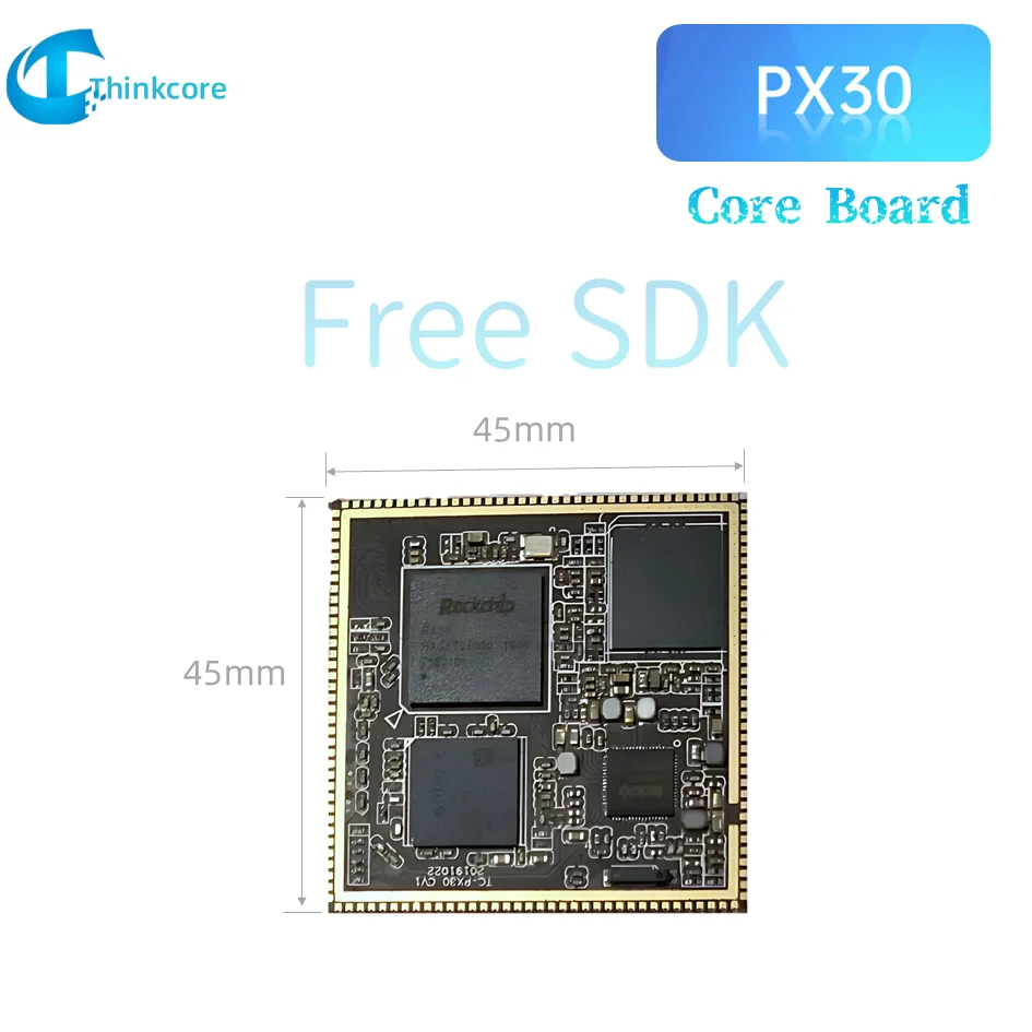 Основная плата Rockchip PX30, Android 10, Linux, SOM, четырехъядерный 64-битный вычислительный ...