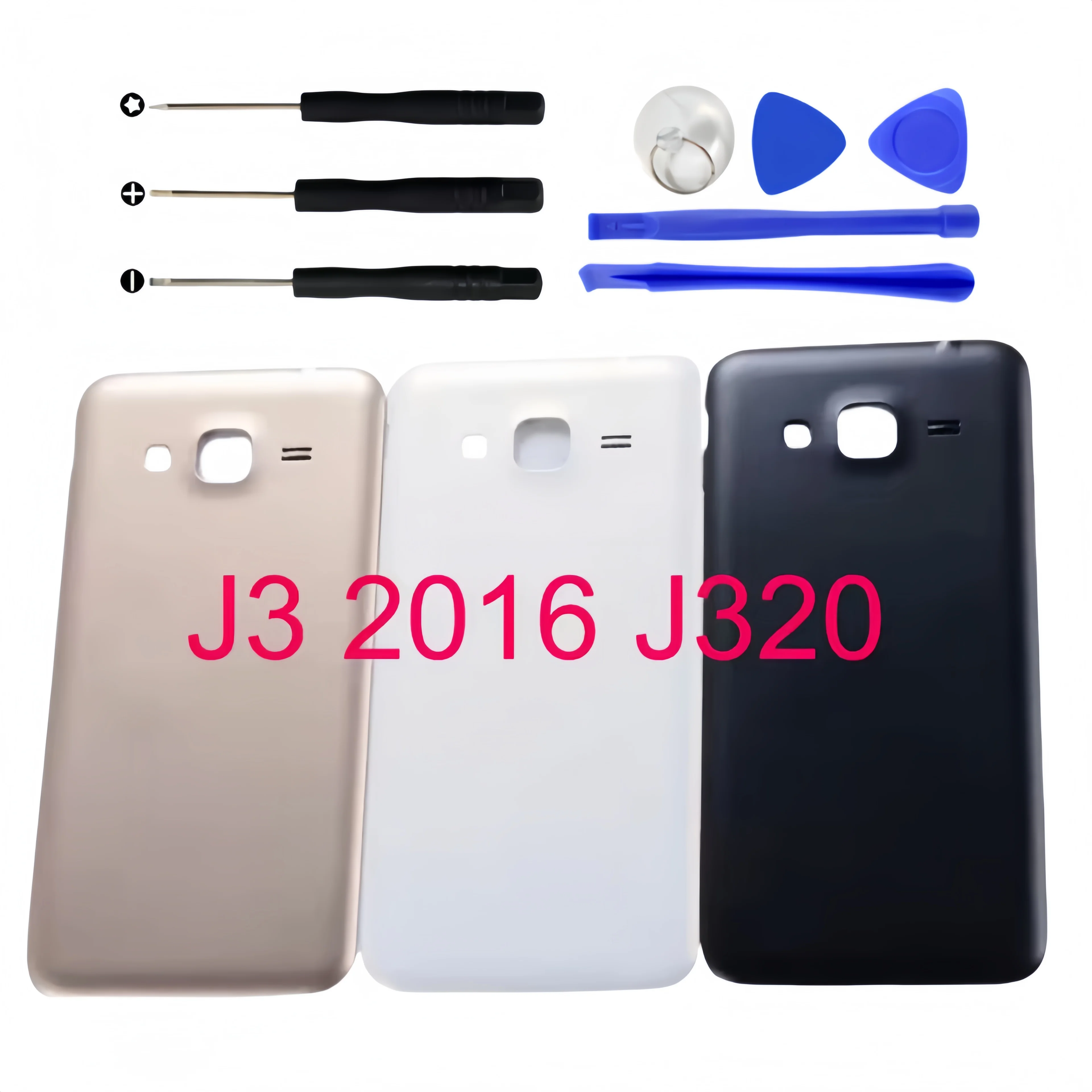 Back Glass Replacement for Samsung Galaxy J3 2016 SM-J320H SM-J320FN SM ...