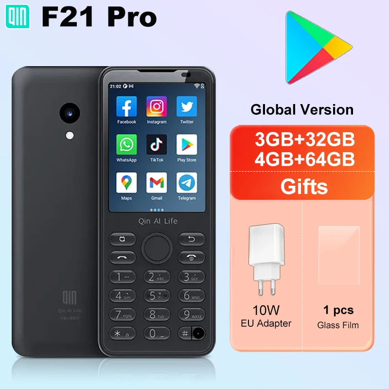 Смартфон QIN f21 pro, 3/32ГБ, 3/64ГБ | AliExpress