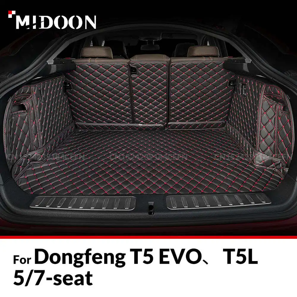 Для Dongfeng T5 EVO T5L 5/7-сиденье авто полное покрытие коврик для багажника автомобильный ...