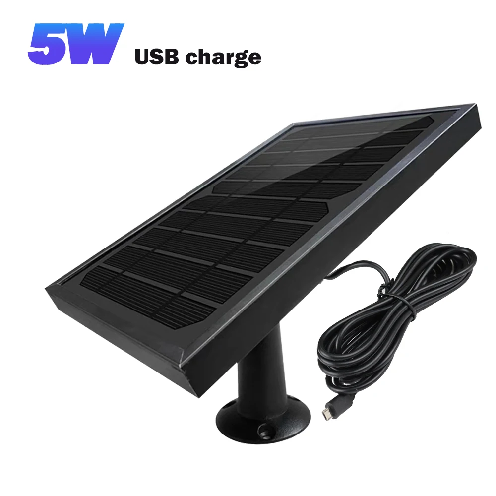 Солнечная панель 5В/1 А USB-порт с 3-метровым кабелем для наружной IP ...