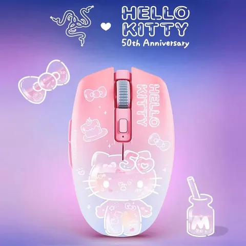 Razer sanrio mouse hello kitty - купить недорого | AliExpress