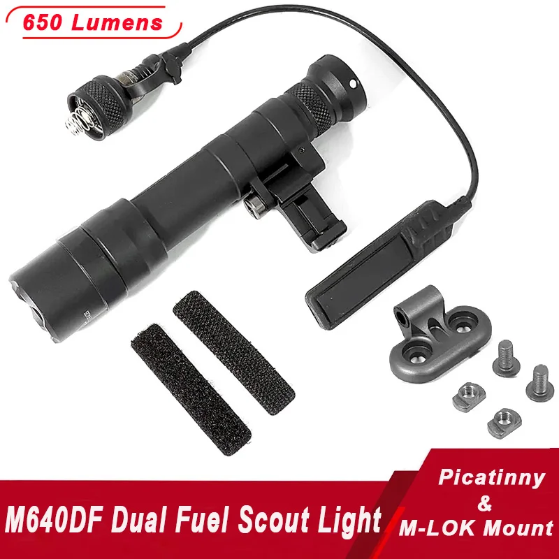 Тактический SF M640DF Dual Fuel Scout Light PRO M640 DF 650 люмен ...