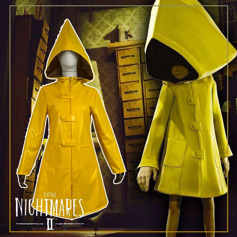Little Nightmares Six Косплей Плащ из искусственной кожи | AliExpress
