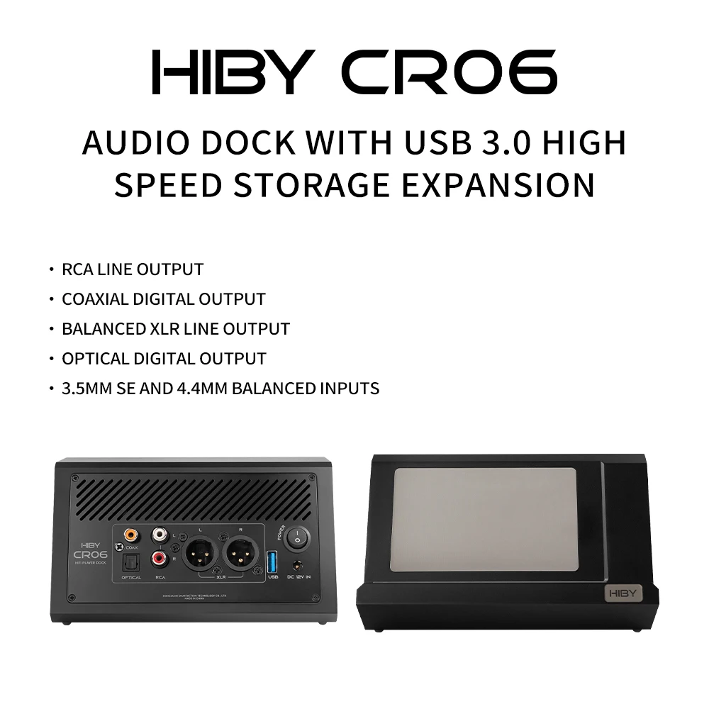 HiBy CR06 Hi-Fi цифровой аудиоплеер док-станция для DAPs домашняя аудиосистема для наушников ...