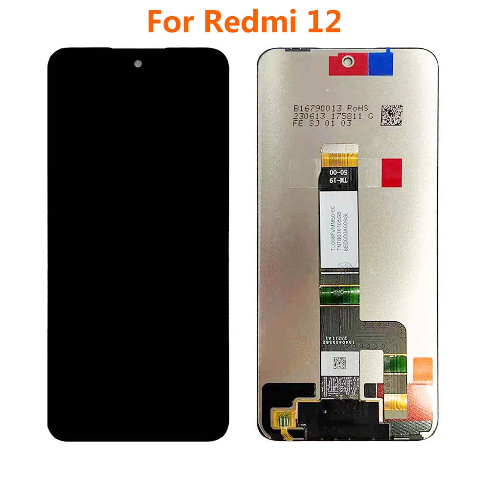 ЖК-дисплей 6,79 дюймов Redmi12 для Xiaomi Redmi 12, ЖК-дисплей ...