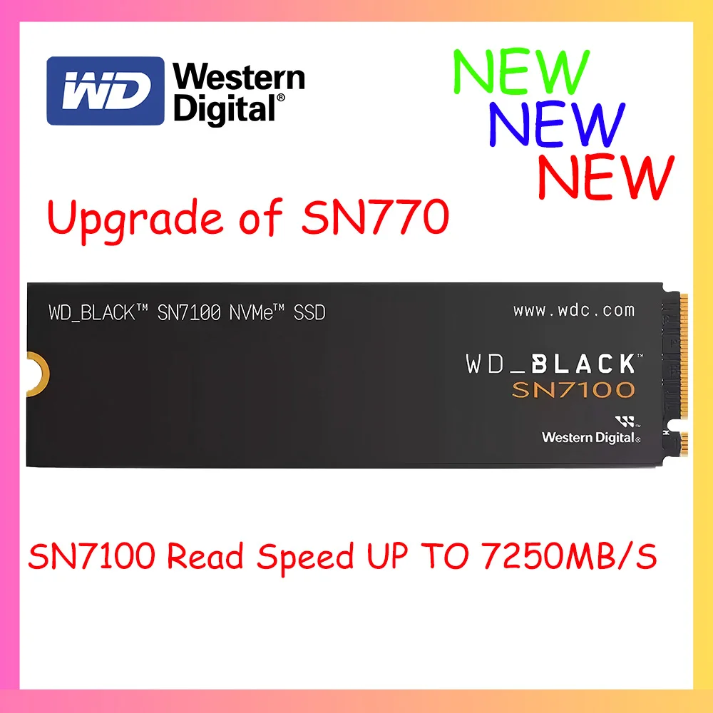 WD SN7100 SN850 SN850P SN770 NVMe SSD 500ГБ/1ТБ/2ТБ | AliExpress