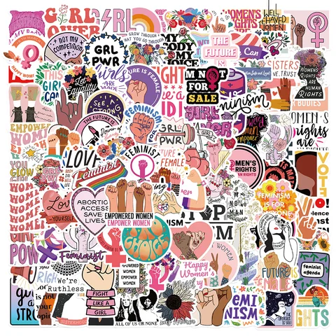 Feminist stickers AliExpress