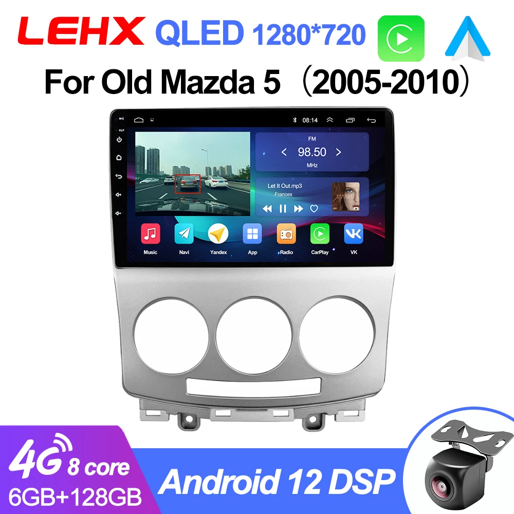 LEHX L6 Pro искусственная магнитола, автомобильное радио, мультимедийный GPS для Mazda 5 Mazda5 ...