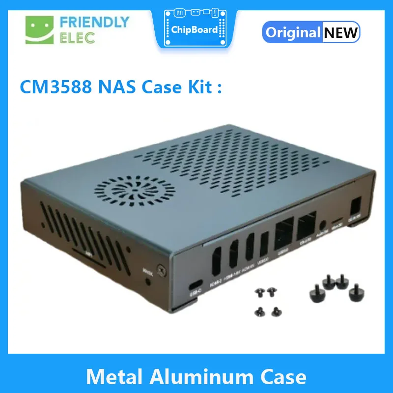 Комплект FriendlyELEC CM3588 NAS, металлический алюминиевый корпус ...