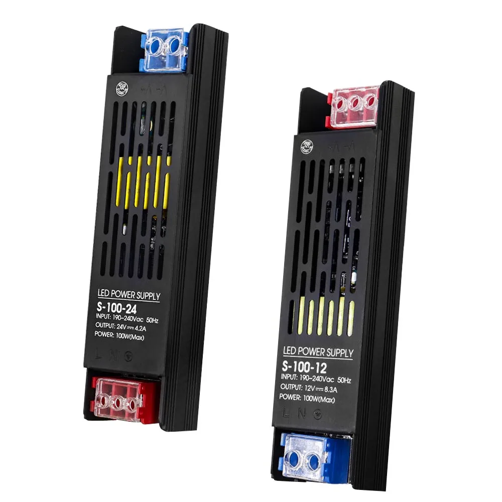 Трансформатор для светодиодной ленты DC12V/24V 60-500W | AliExpress