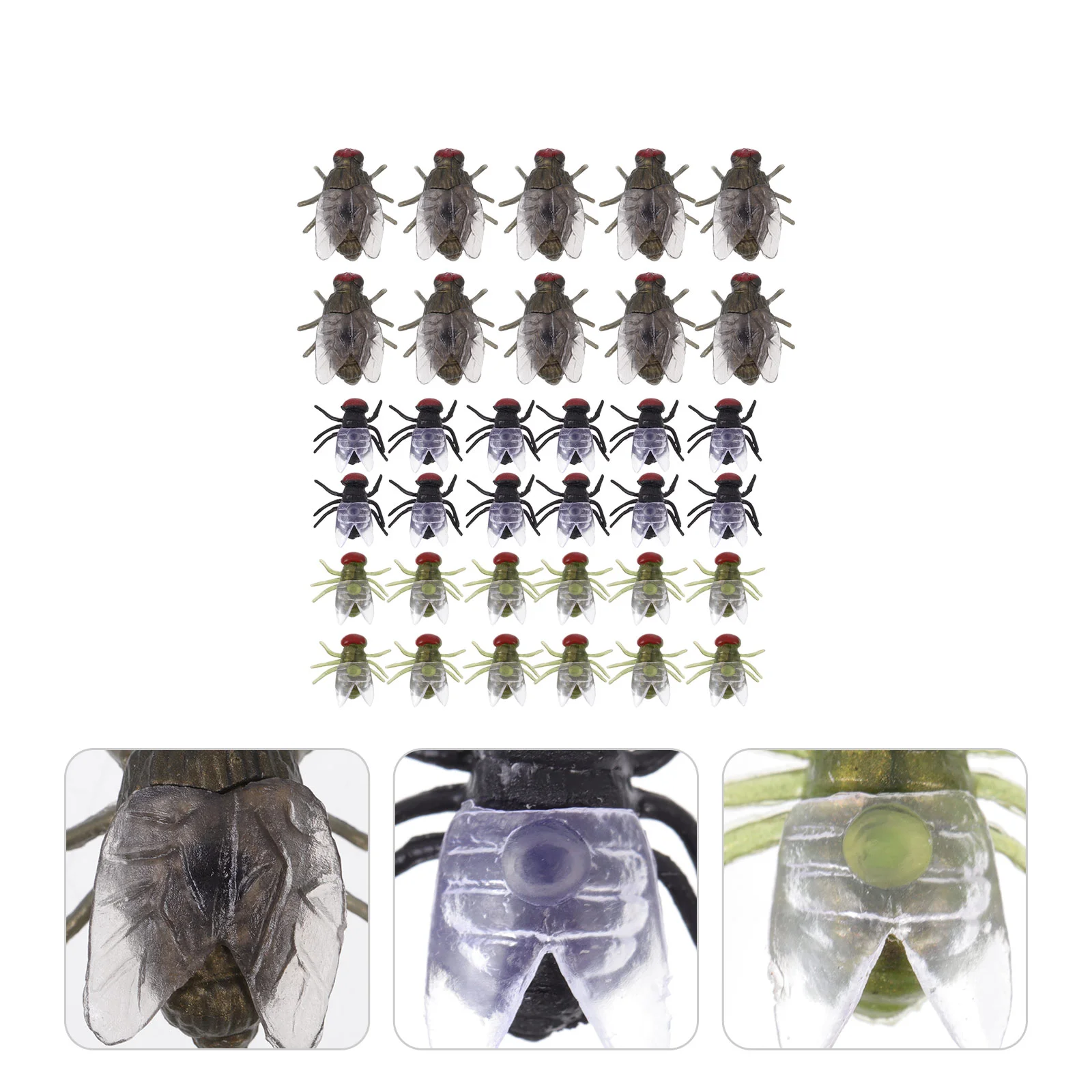 Fly Model Halloween Artificial Flies Simulation Scary Insects Realistic ...