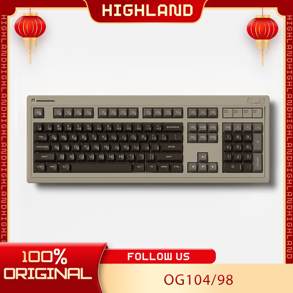Fl Esports OG104 OG87 беспроводная механическая клавиатура 87 клавиш ...