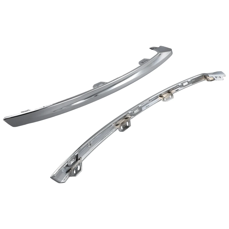 1 пара для Volvo XC60 MK2 2022, передний бампер автомобиля, яркая ...