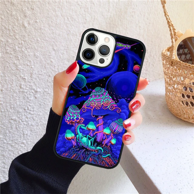 Hippy Hippie Psychedelic Art Phone Case for iPhone 16 15 14 12 13 mini ...