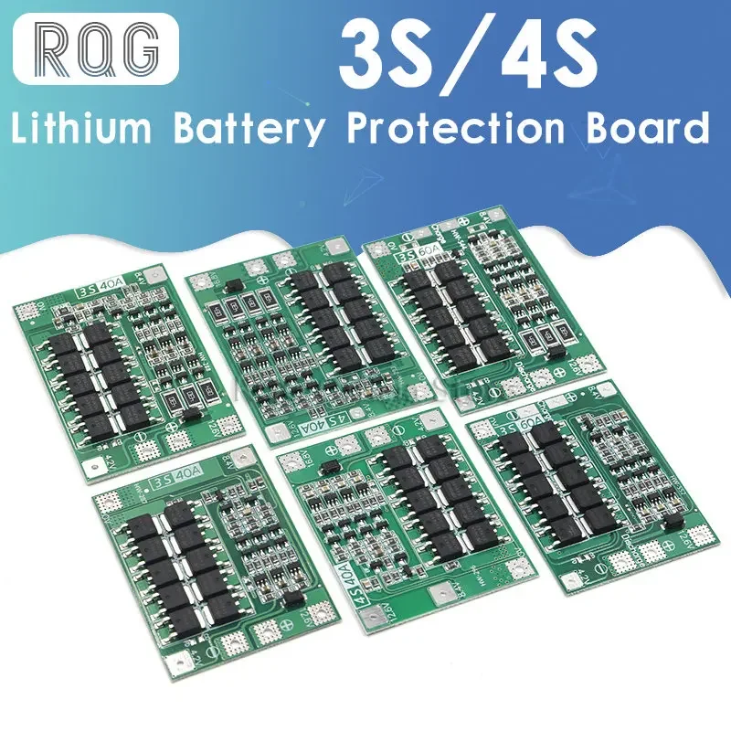 Плата защиты литиевой батареи 3S/4S 40A/60A 18650 | AliExpress