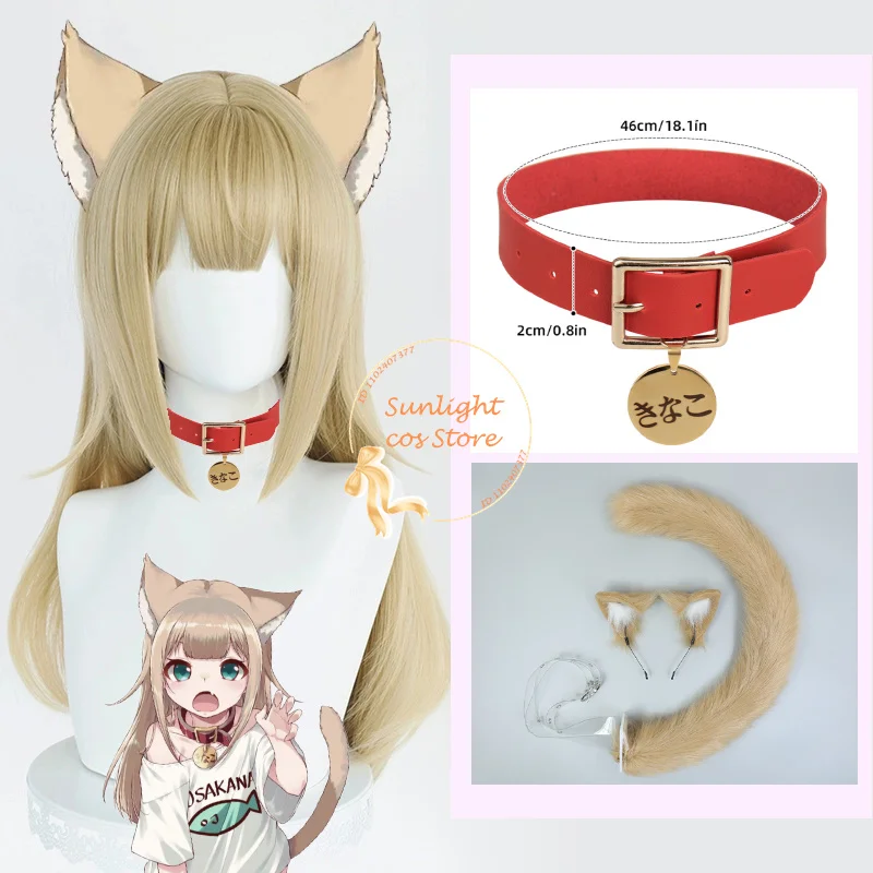 Osakana 40hara Cat Kitty Синтетический парик 55 см | AliExpress