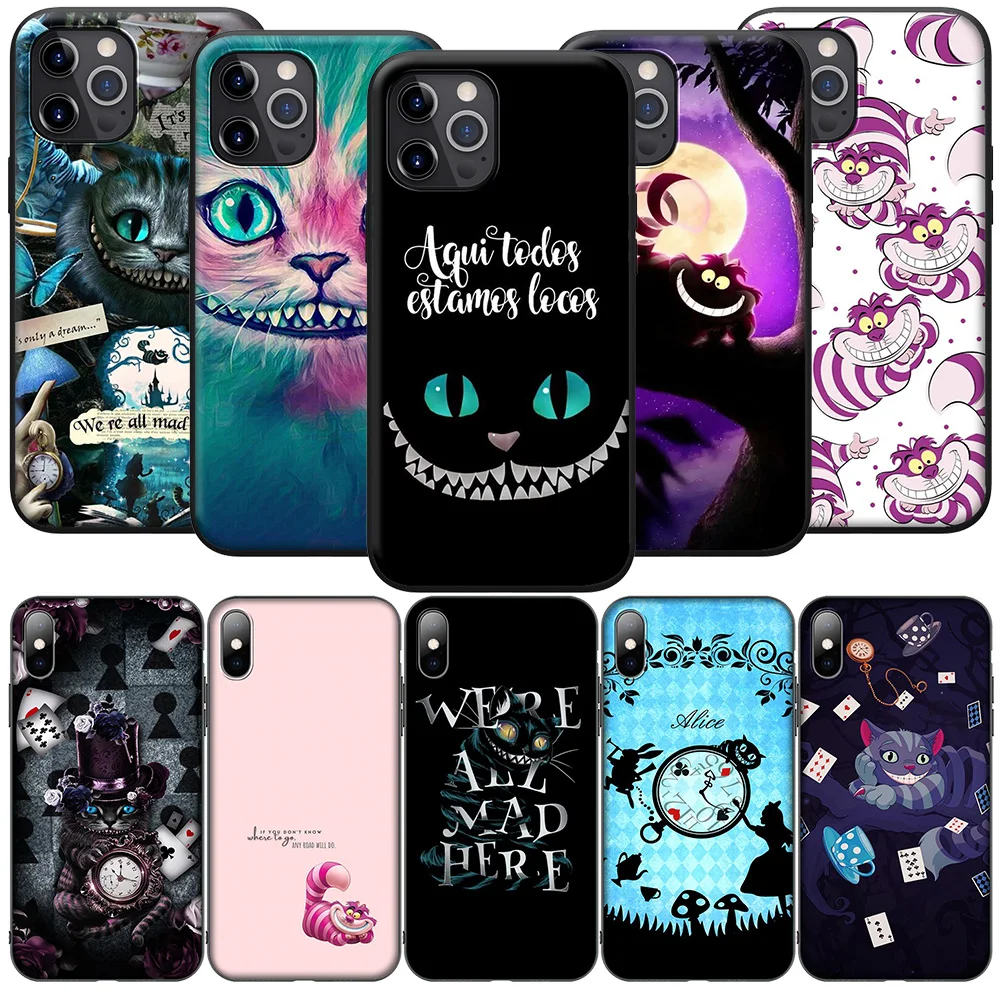 SO8 Alice in Wonderland Cute Cat Cover Phone Case for Huawei Mate 20 ...
