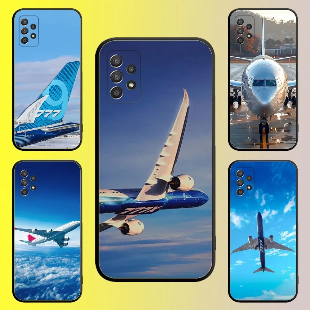 Airplane 777 Top View Phone Case For Samsung Galaxy A13,A21s,A22,A31 ...