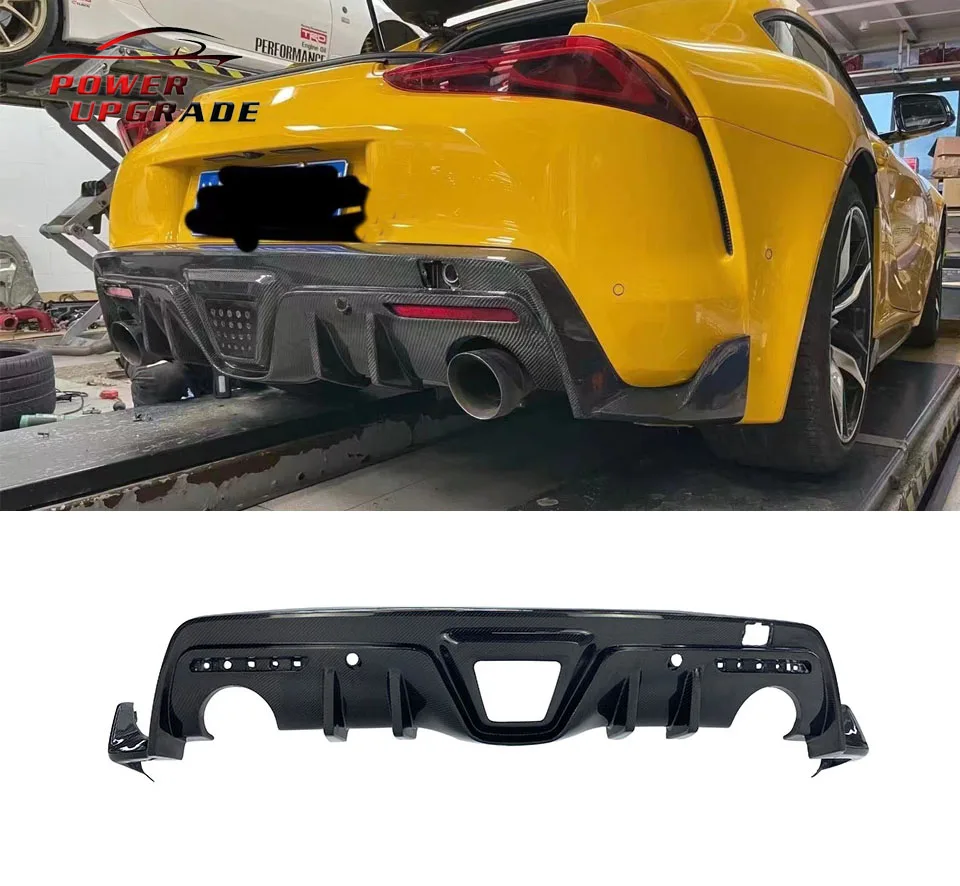 Exterior Parts Carbon Fiber Rear Diffuser For Toyota Gr Supra A90 A91 ...