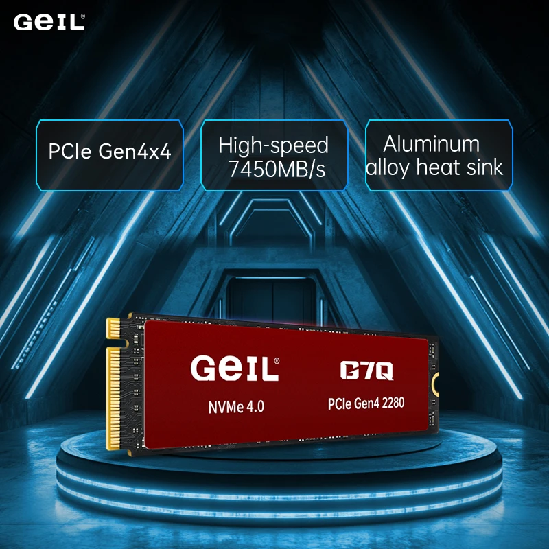 GeIL SSD G7Q M2 1T 2T 4T Внутренний твердотельный накопитель M.2 NVME 1.4 PCIe Gen 4.0 X4 2280 ...