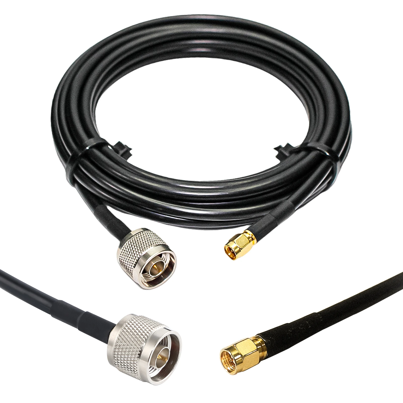 Разъем N «папа» — «папа» SMA LMR240 КАБЕЛЬ COAX 50 Ом Кабель-удлинитель ...
