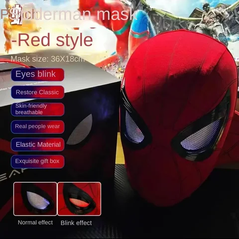 Electric spider man mask - купить недорого | AliExpress