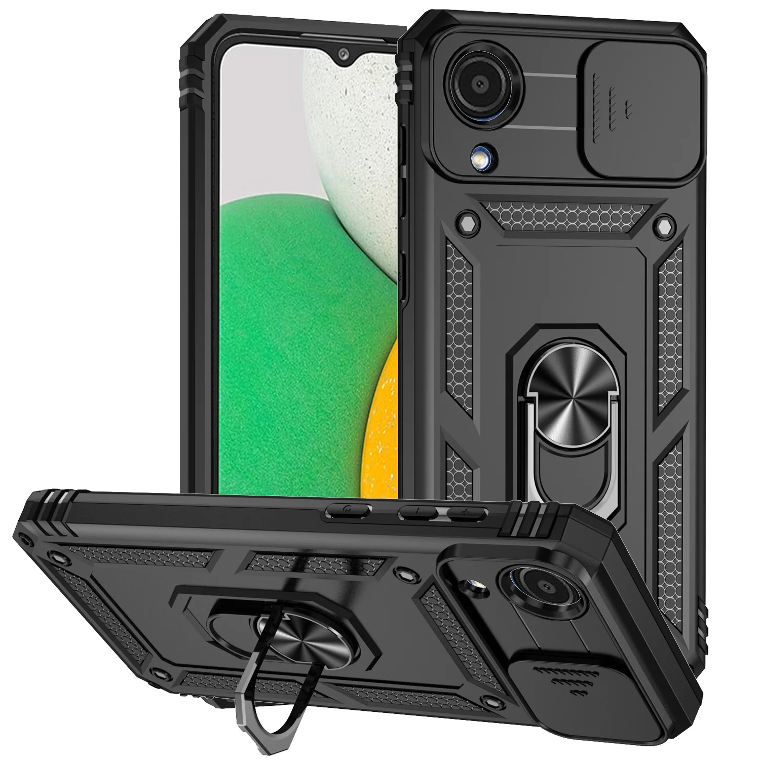 Для Samsung Galaxy A03 Core чехол Coque Funda слайд-объектив магнитный ...