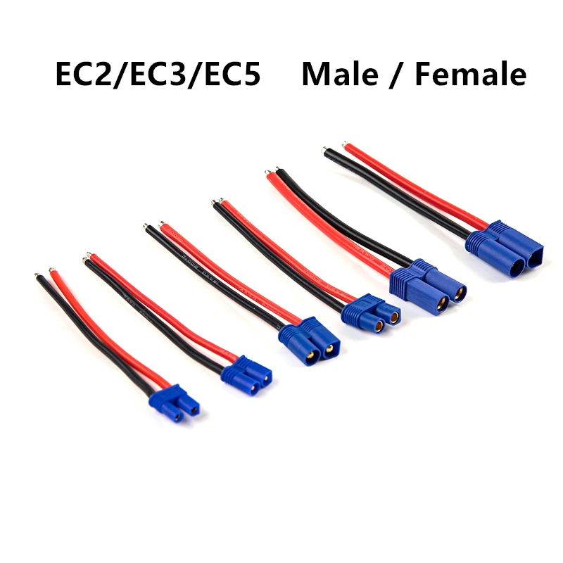 Силиконовый соединительный кабель EC2/EC3/EC5 10см | AliExpress