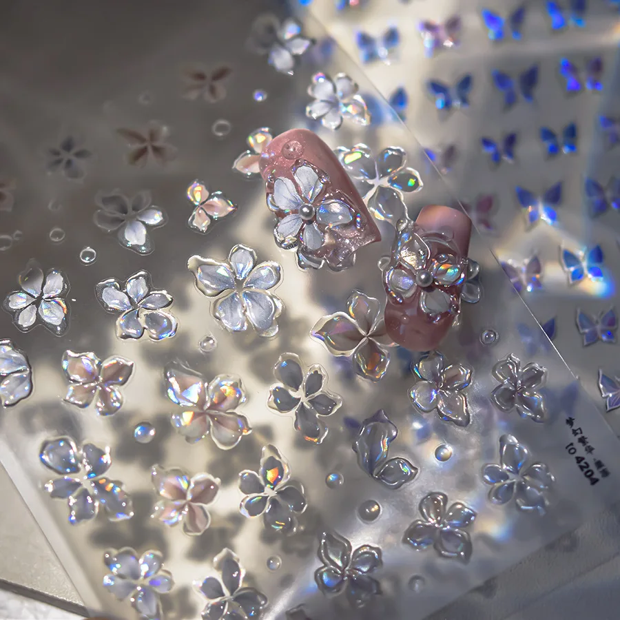 Самоклеящиеся наклейки для дизайна ногтей | AliExpress