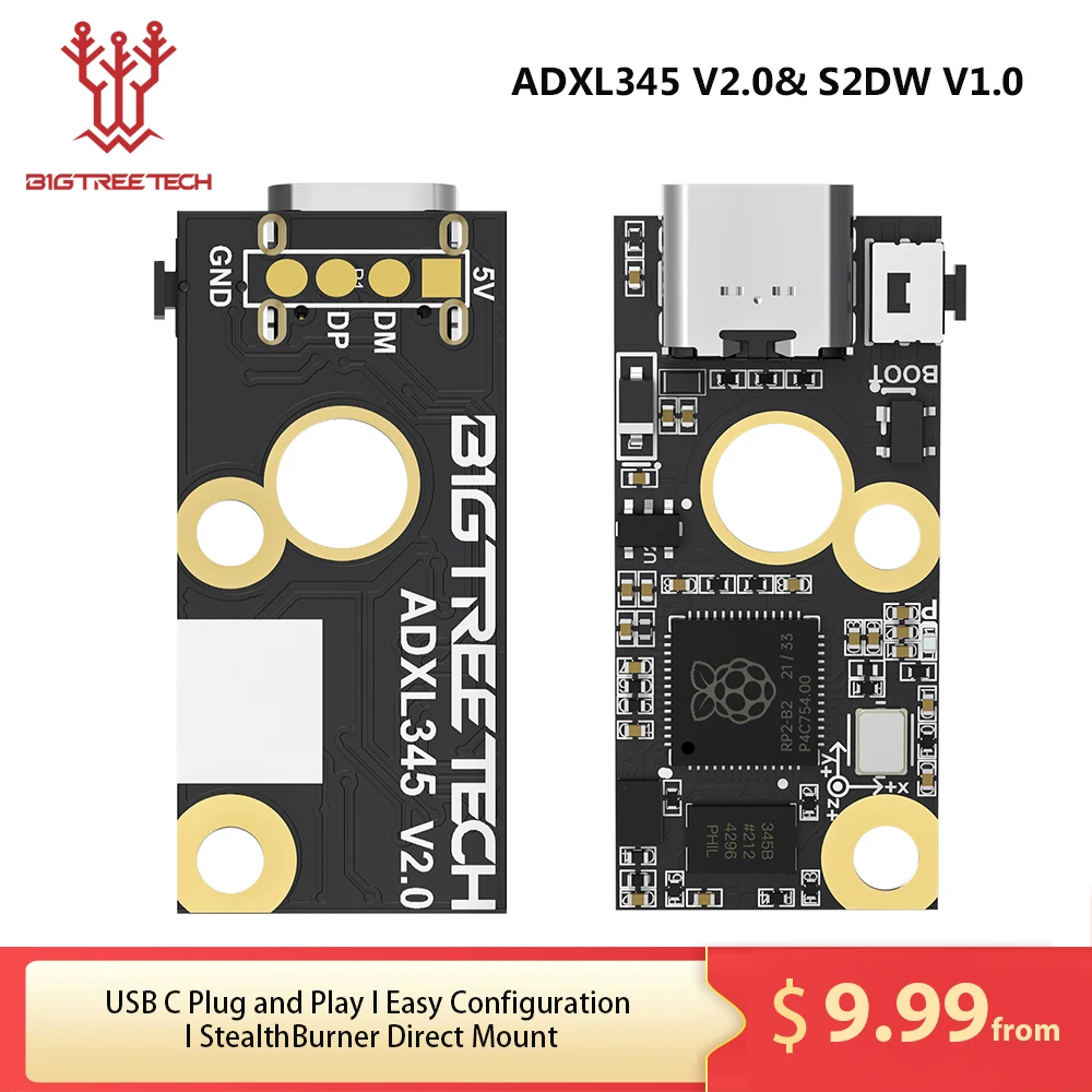 BIGTREETECH ADXL345 V1.0 плата акселерометра для 3D-принтера | AliExpress