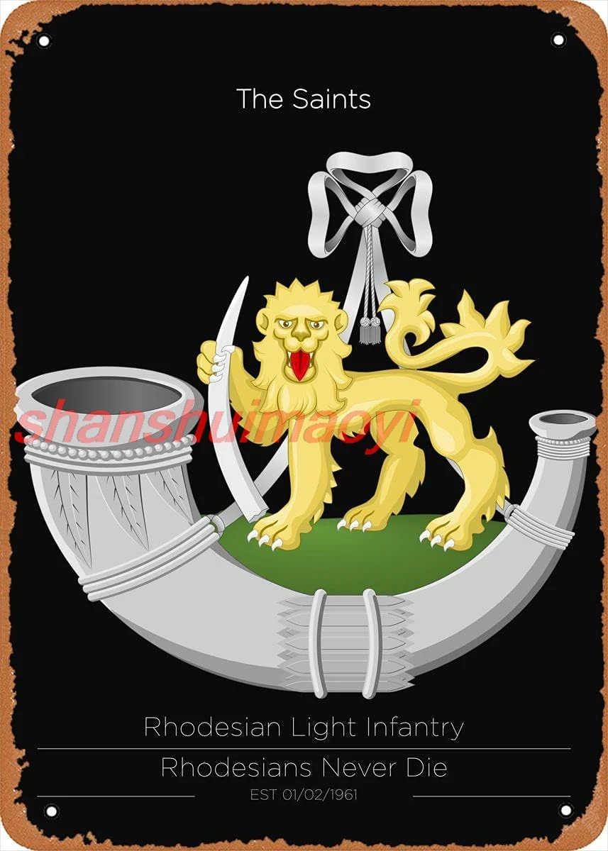 Rhodesian Light Infantry Commonwealth Militaries Retro Vintage ...