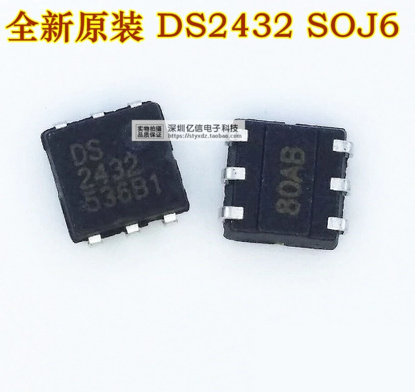 Набор из 10 интегральных схем DS2432P+, DS2432, DS+2432 SOJ-6 | AliExpress