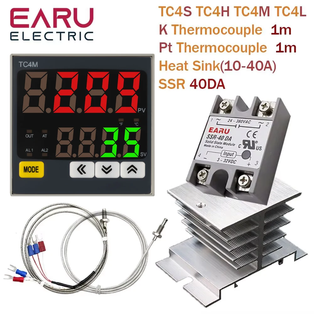 Регулятор температуры EARUELECTRIC TC4S/TC4H/TC4M/TC4L | AliExpress