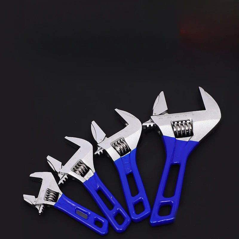 Разводной гаечный ключ с большим отверстием и короткой ручкой, мини ...