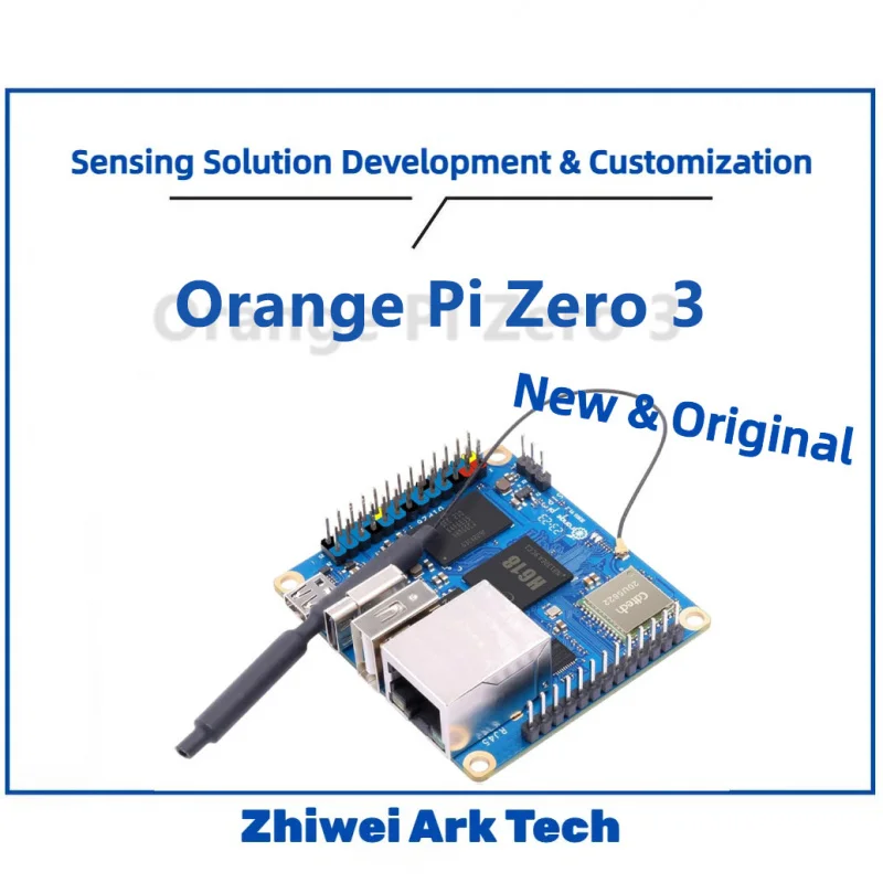 Orange Pi Zero 3 - Allwinner H618 Четырехъядерная плата 1,5 ГГц с Wi-Fi 5 и BT 5,0, Mini SBC для ...