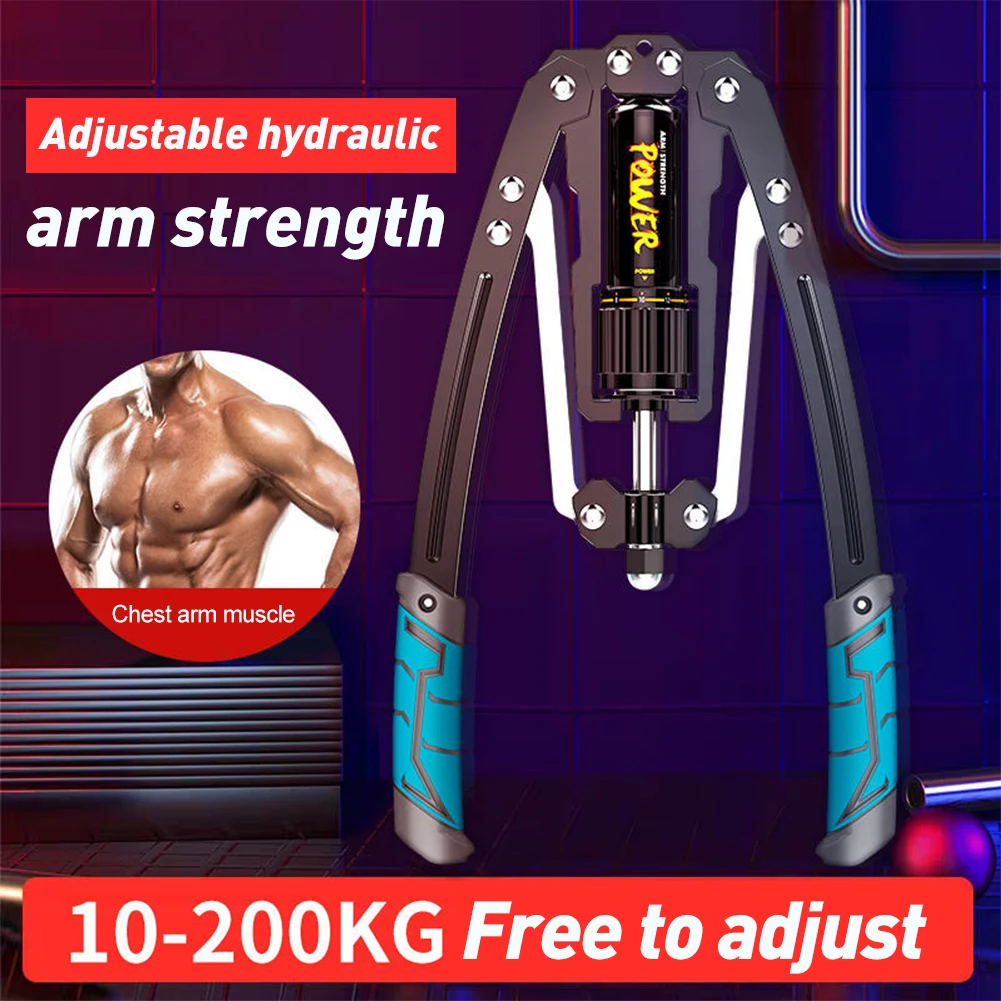 Adjustable Hydraulic Power Twister Arm Forearm Exerciser Chest Expander ...