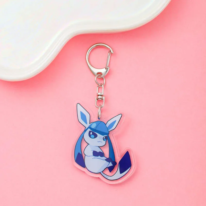 Акриловый брелок Pokemon Eevee Potdemiel | AliExpress