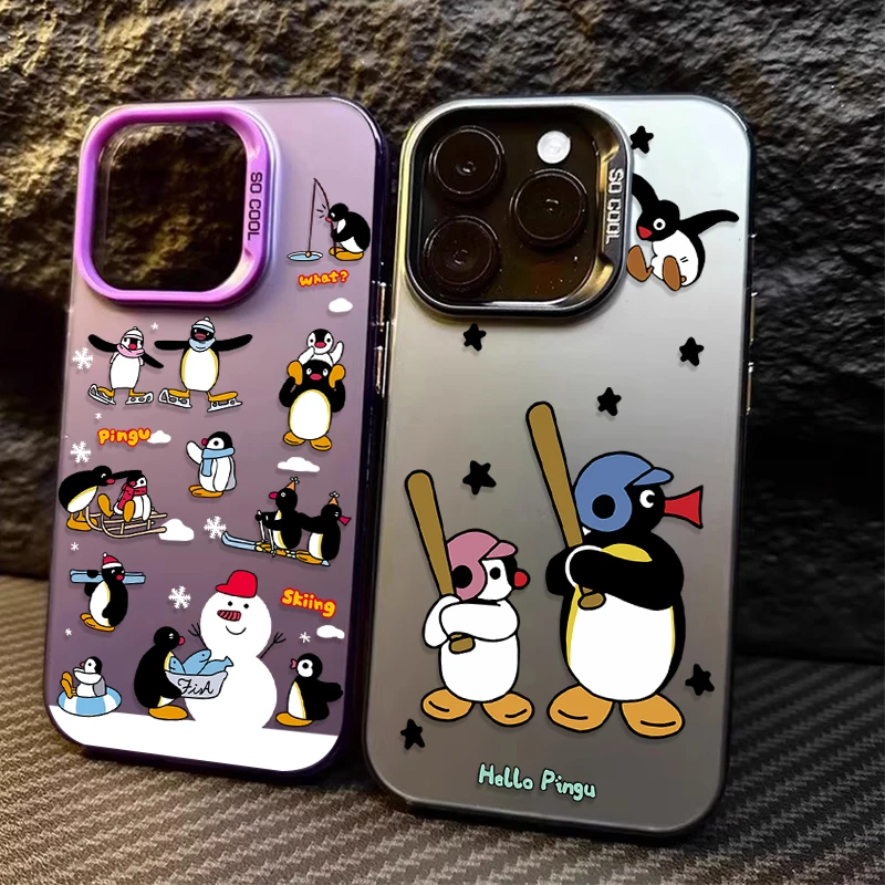 Чехол Cartoon Little Penguin для Xiaomi POCO X6 X5 X3 NFC F3 F4 GT F6 ...