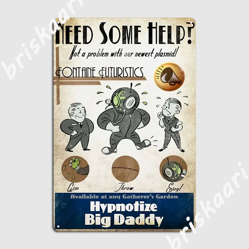 Bioshock нужна помощь в металлическом оформлении, украшение для стены ...