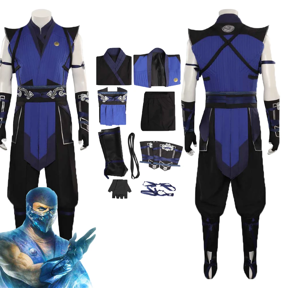 Игровой костюм Mortal Cos Kombat Sub-Zero | AliExpress