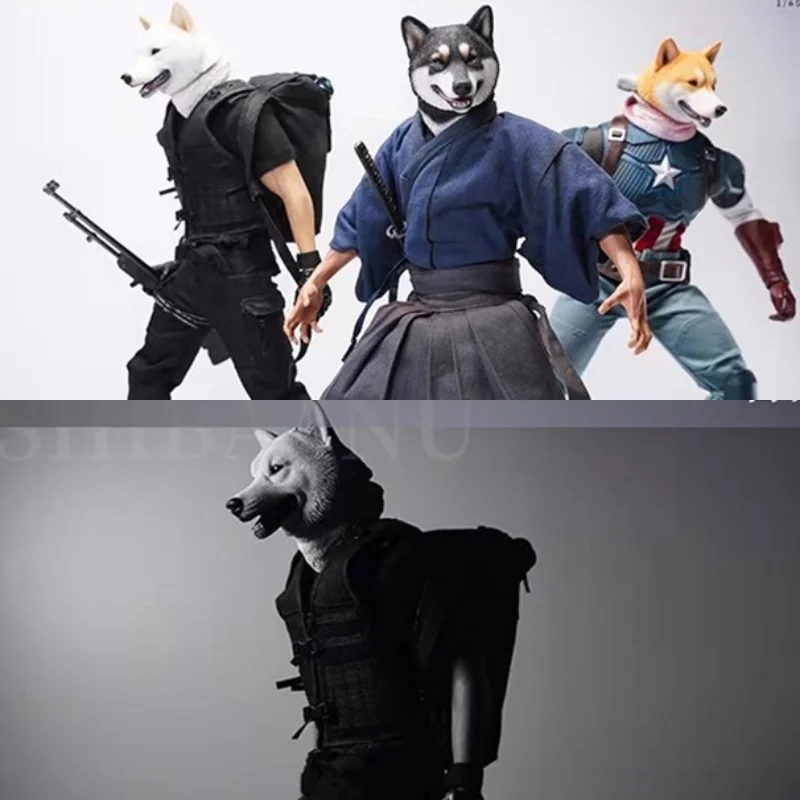 В наличии Mostoys MS2106, масштаб 1/6, голова сто зверей, голова Шиба ...